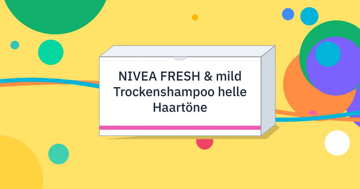 Symbolbild: Packung mit der Aufschrift NIVEA FRESH & mild Trockenshampoo helle Haartöne (PZN 17625230) – Verfügbarkeit und Bezug in Apotheken in Frankfurt am Main