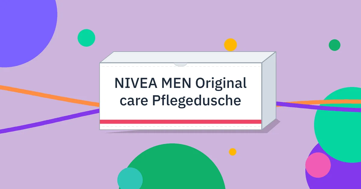 Symbolbild: Packung mit der Aufschrift NIVEA MEN Original care Pflegedusche (PZN 13590440) – Verfügbarkeit und Bezug in Apotheken in Frankfurt am Main