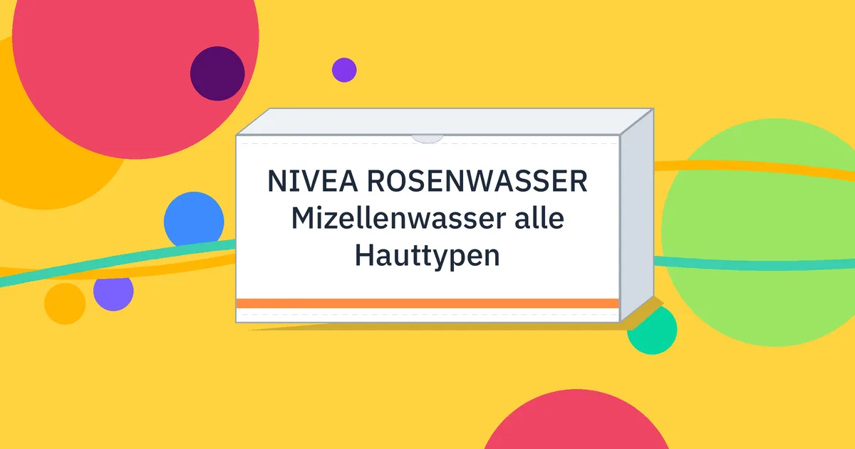 Symbolbild: Packung mit der Aufschrift NIVEA ROSENWASSER Mizellenwasser alle Hauttypen (PZN 16618216) – Verfügbarkeit und Bezug in Apotheken in Frankfurt am Main