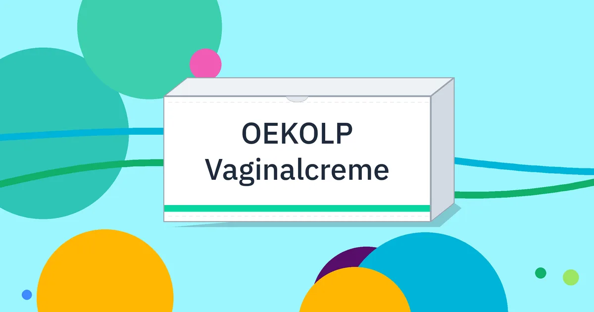 Symbolbild: Packung mit der Aufschrift OEKOLP Vaginalcreme (PZN 02290284) – Verfügbarkeit und Bezug in Apotheken in Frankfurt am Main