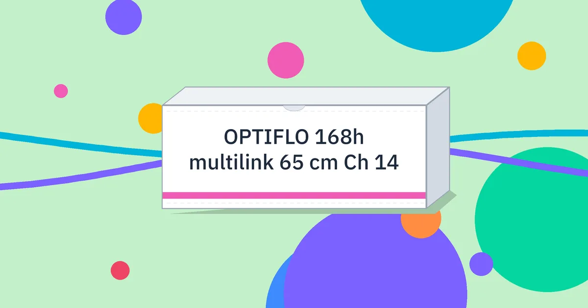 Symbolbild: Packung mit der Aufschrift OPTIFLO 168h multilink 65 cm Ch 14 (PZN 11648997) – Verfügbarkeit und Bezug in Apotheken in Frankfurt am Main