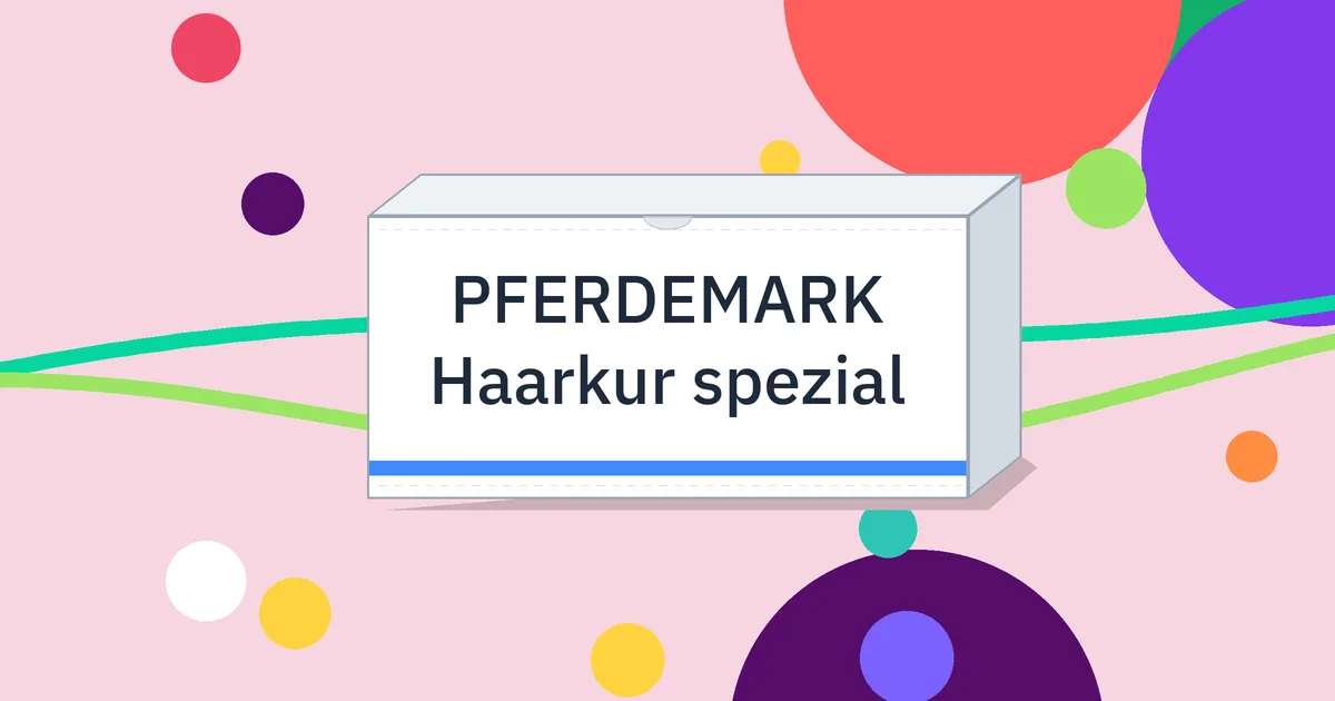 Symbolbild: Packung mit der Aufschrift PFERDEMARK Haarkur spezial (PZN 03062220) – Verfügbarkeit und Bezug in Apotheken in Frankfurt am Main