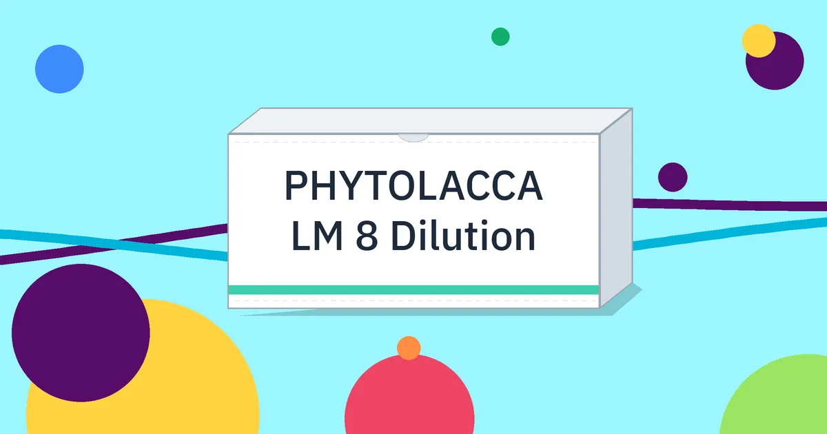 Symbolbild: Packung mit der Aufschrift PHYTOLACCA LM 8 Dilution (PZN 13036206) – Verfügbarkeit und Bezug in Apotheken in Frankfurt am Main