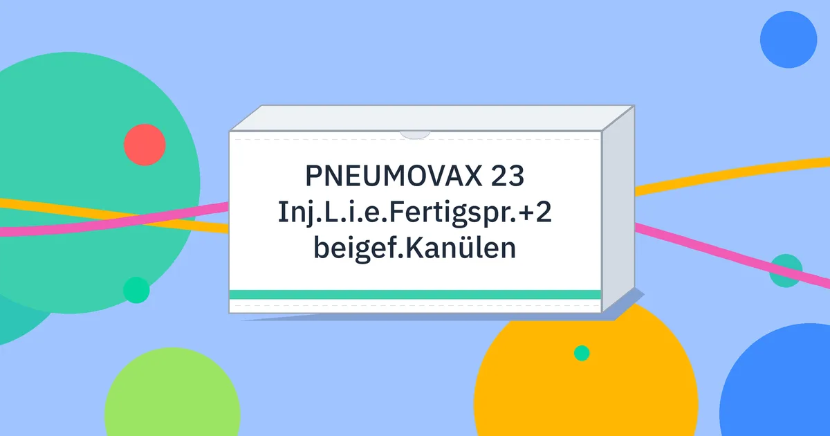 Symbolbild: Packung mit der Aufschrift PNEUMOVAX 23 Inj.L.i.e.Fertigspr.+2 beigef.Kanülen (PZN 18009579) – Verfügbarkeit und Bezug in Apotheken in Frankfurt am Main