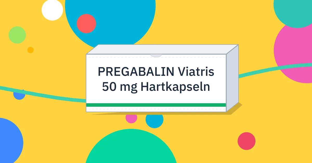 Symbolbild: Packung mit der Aufschrift PREGABALIN Viatris 50 mg Hartkapseln (PZN 19747049) – Verfügbarkeit und Bezug in Apotheken in Frankfurt am Main