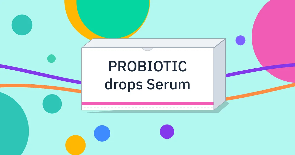 Symbolbild: Packung mit der Aufschrift PROBIOTIC drops Serum (PZN 17585482) – Verfügbarkeit und Bezug in Apotheken in Frankfurt am Main