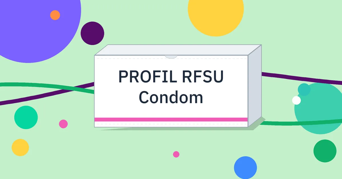 Symbolbild: Packung mit der Aufschrift PROFIL RFSU Condom (PZN 06864405) – Verfügbarkeit und Bezug in Apotheken in Frankfurt am Main