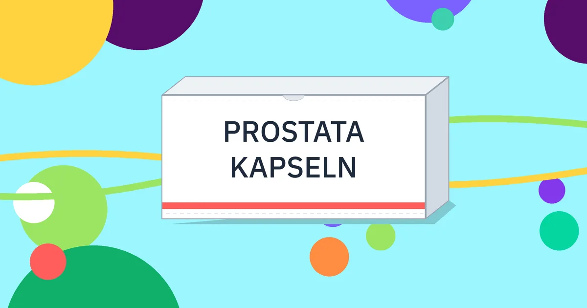 Symbolbild: Packung mit der Aufschrift PROSTATA KAPSELN (PZN 06923378) – Verfügbarkeit und Bezug in Apotheken in Frankfurt am Main