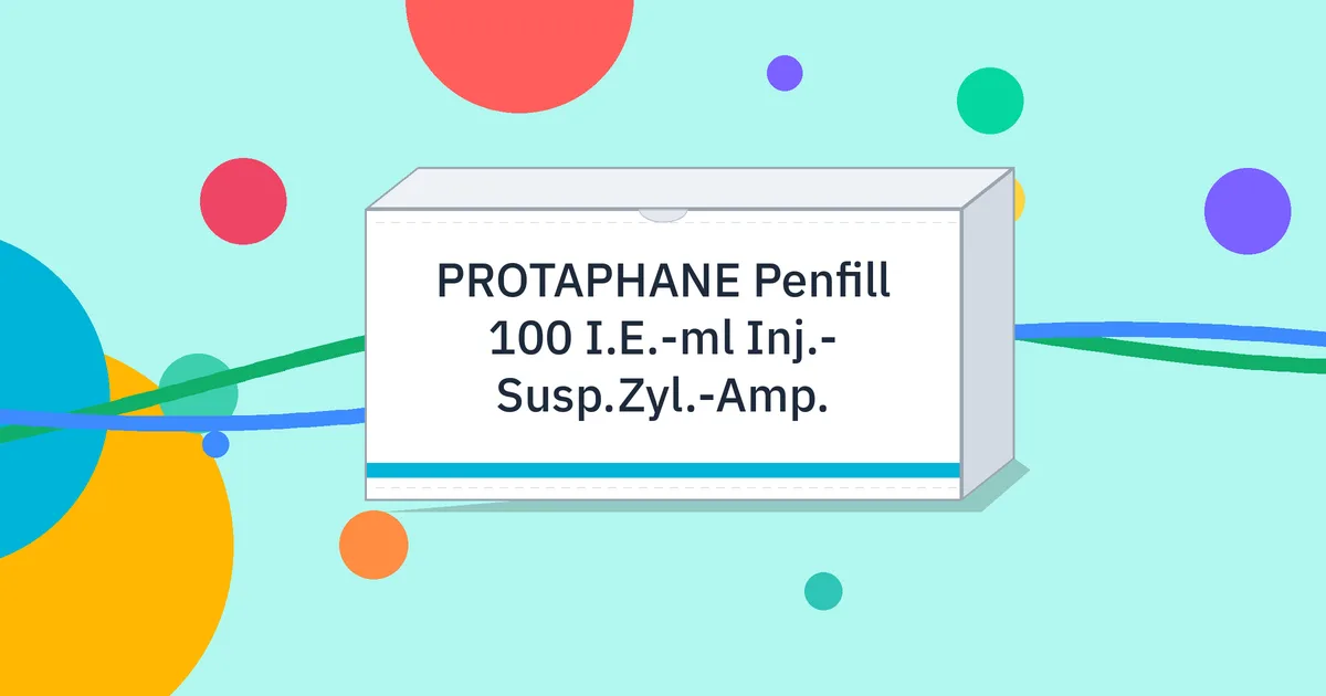 Symbolbild: Packung mit der Aufschrift PROTAPHANE Penfill 100 I.E.-ml Inj.-Susp.Zyl.-Amp. (PZN 17305146) – Verfügbarkeit und Bezug in Apotheken in Frankfurt am Main