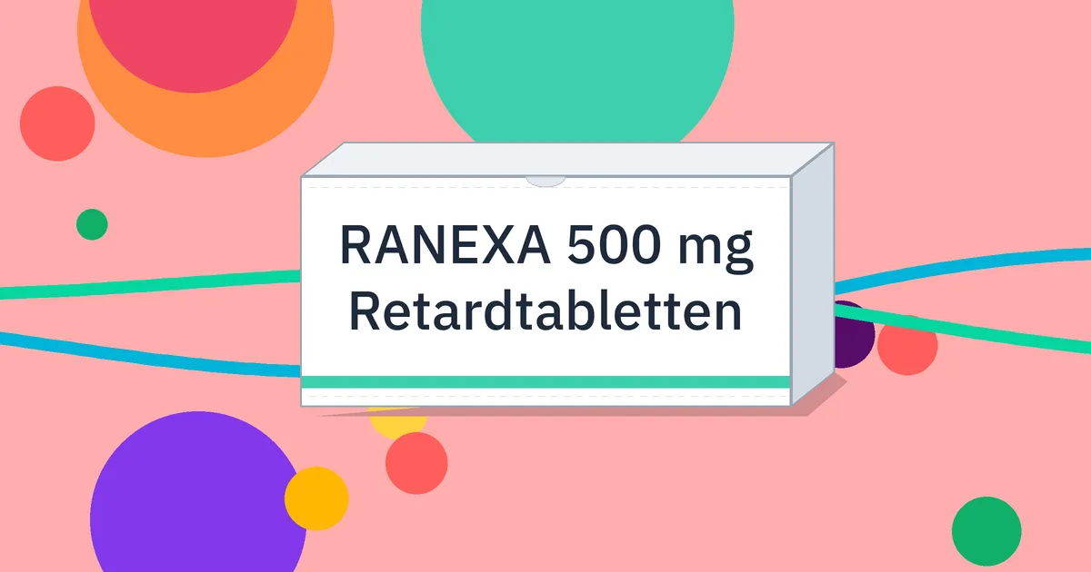 Symbolbild: Packung mit der Aufschrift RANEXA 500 mg Retardtabletten (PZN 16752995) – Verfügbarkeit und Bezug in Apotheken in Frankfurt am Main