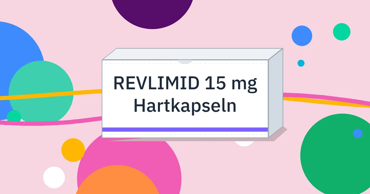 Symbolbild: Packung mit der Aufschrift REVLIMID 15 mg Hartkapseln (PZN 19551754) – Verfügbarkeit und Bezug in Apotheken in Frankfurt am Main