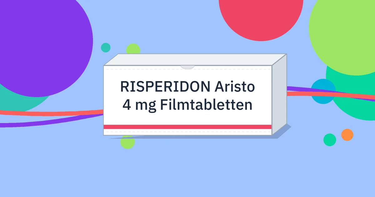 Symbolbild: Packung mit der Aufschrift RISPERIDON Aristo 4 mg Filmtabletten (PZN 11259043) – Verfügbarkeit und Bezug in Apotheken in Frankfurt am Main