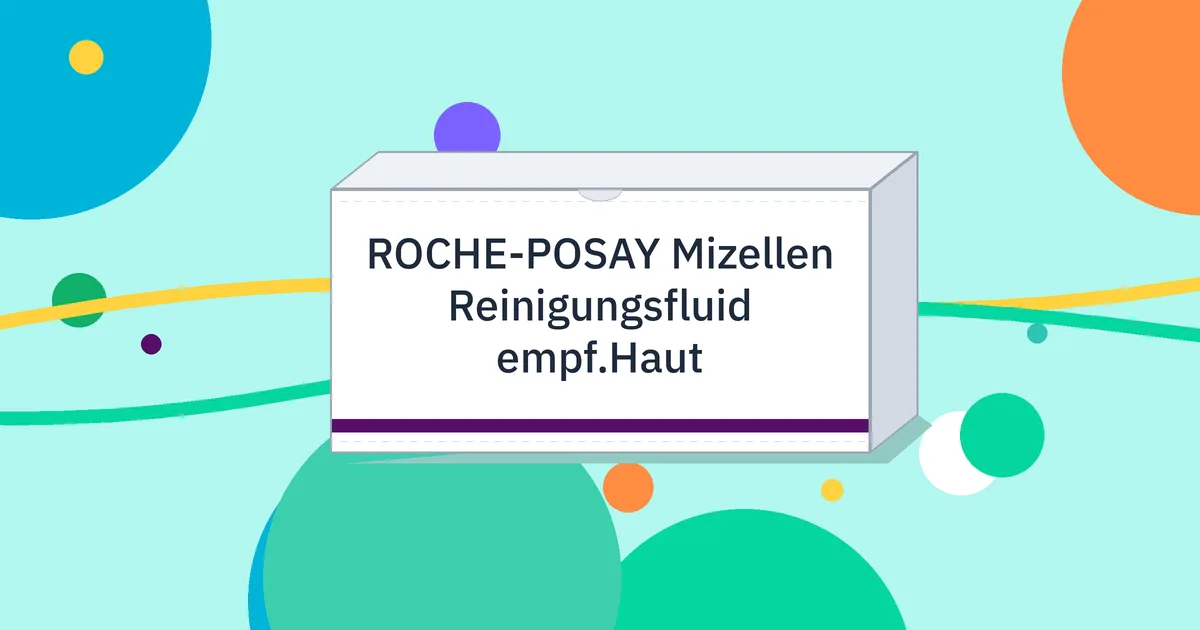 Symbolbild: Packung mit der Aufschrift ROCHE-POSAY Mizellen Reinigungsfluid empf.Haut (PZN 12561844) – Verfügbarkeit und Bezug in Apotheken in Frankfurt am Main