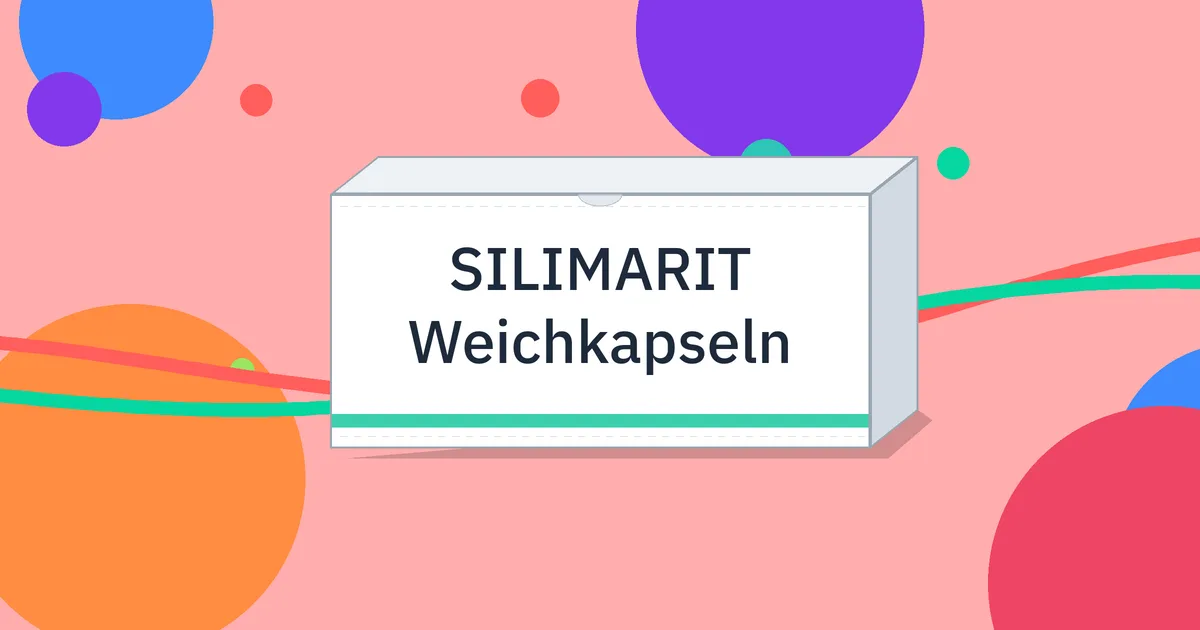 Symbolbild: Packung mit der Aufschrift SILIMARIT Weichkapseln (PZN 04648519) – Verfügbarkeit und Bezug in Apotheken in Frankfurt am Main