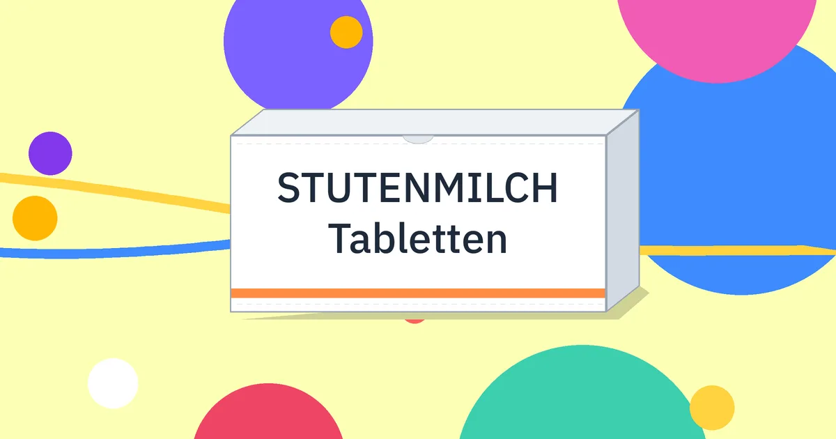 Symbolbild: Packung mit der Aufschrift STUTENMILCH Tabletten (PZN 10262942) – Verfügbarkeit und Bezug in Apotheken in Frankfurt am Main