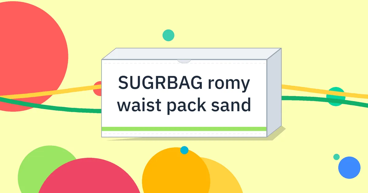 Symbolbild: Packung mit der Aufschrift SUGRBAG romy waist pack sand (PZN 16732113) – Verfügbarkeit und Bezug in Apotheken in Frankfurt am Main