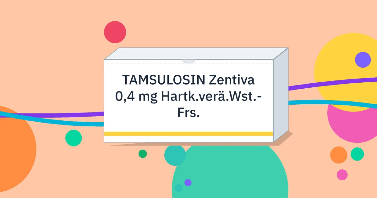 Symbolbild: Packung mit der Aufschrift TAMSULOSIN Zentiva 0,4 mg Hartk.verä.Wst.-Frs. (PZN 14169961) – Verfügbarkeit und Bezug in Apotheken in Frankfurt am Main