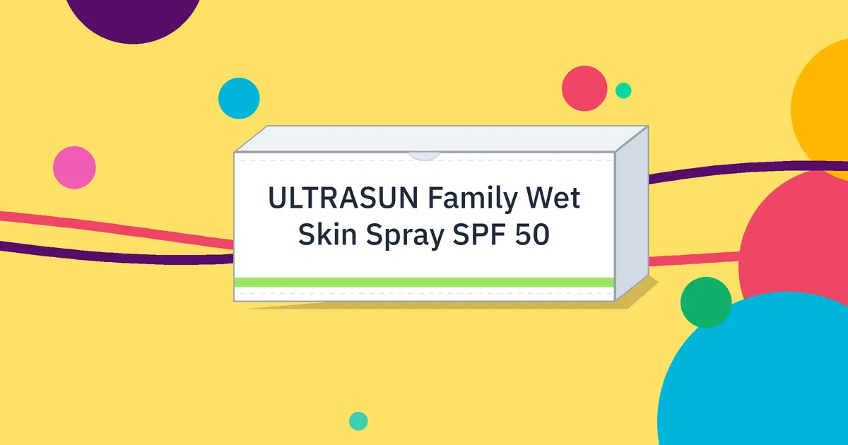 Symbolbild: Packung mit der Aufschrift ULTRASUN Family Wet Skin Spray SPF 50 (PZN 19889683) – Verfügbarkeit und Bezug in Apotheken in Frankfurt am Main