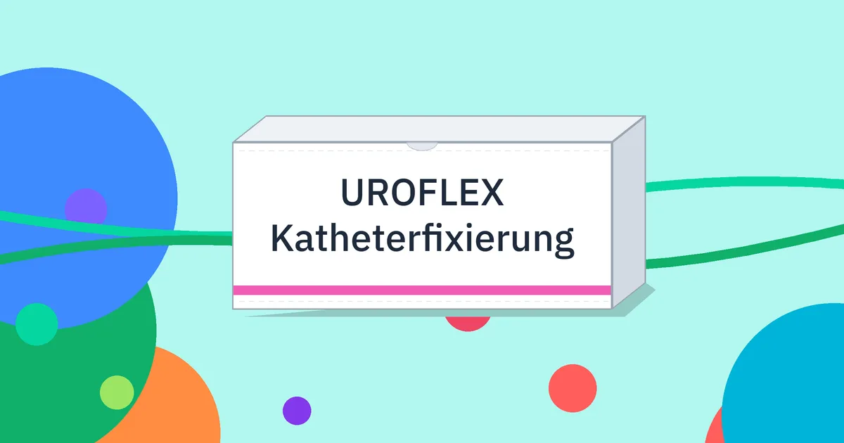 Symbolbild: Packung mit der Aufschrift UROFLEX Katheterfixierung (PZN 19824962) – Verfügbarkeit und Bezug in Apotheken in Frankfurt am Main