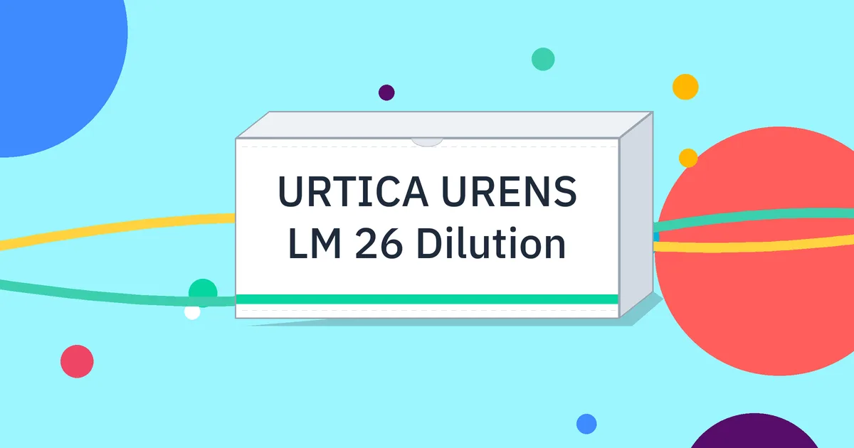 Symbolbild: Packung mit der Aufschrift URTICA URENS LM 26 Dilution (PZN 13257806) – Verfügbarkeit und Bezug in Apotheken in Frankfurt am Main