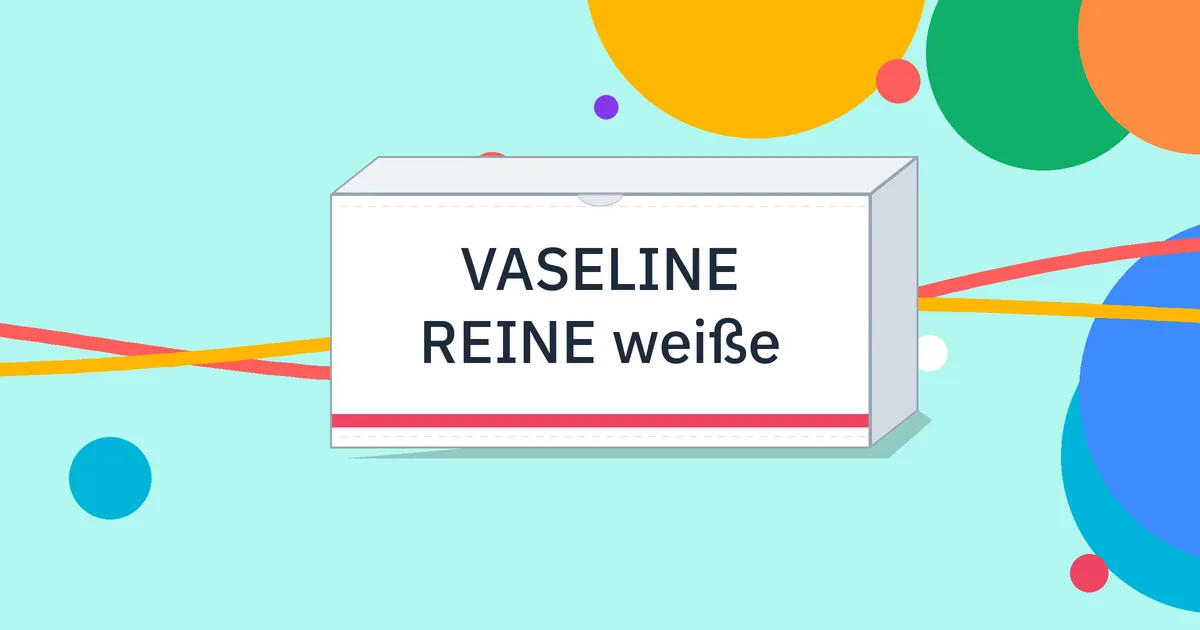 Symbolbild: Packung mit der Aufschrift VASELINE REINE weiße (PZN 09607011) – Verfügbarkeit und Bezug in Apotheken in Frankfurt am Main