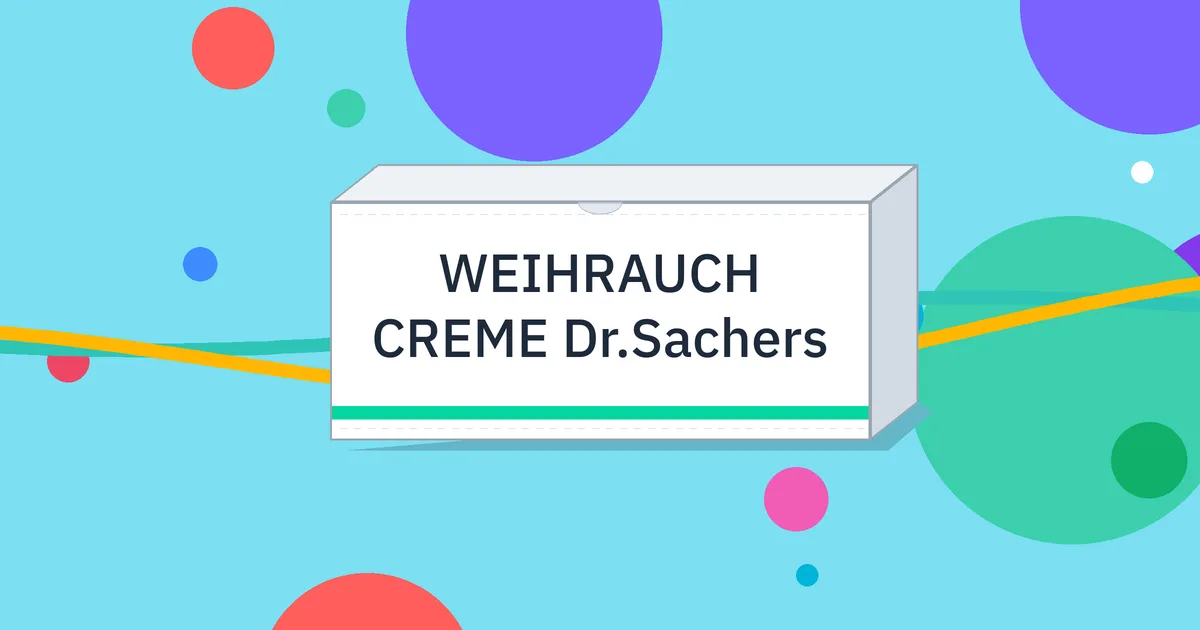 Symbolbild: Packung mit der Aufschrift WEIHRAUCH CREME Dr.Sachers (PZN 07569163) – Verfügbarkeit und Bezug in Apotheken in Frankfurt am Main