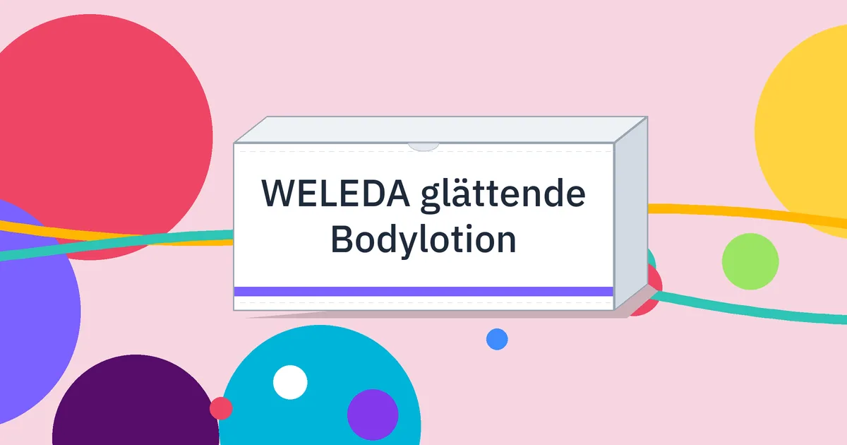 Symbolbild: Packung mit der Aufschrift WELEDA glättende Bodylotion (PZN 19774112) – Verfügbarkeit und Bezug in Apotheken in Frankfurt am Main