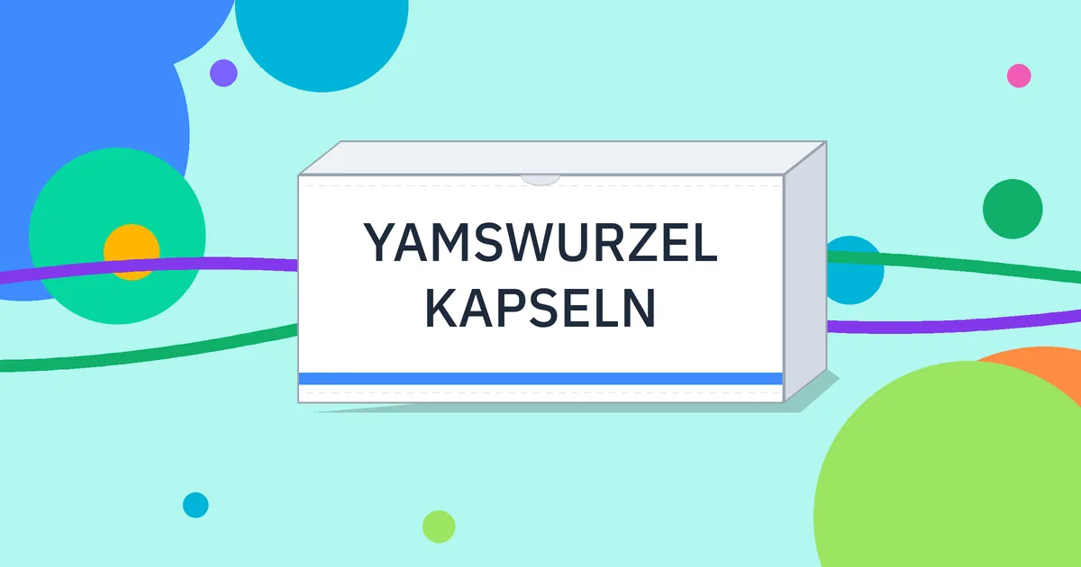 Symbolbild: Packung mit der Aufschrift YAMSWURZEL KAPSELN (PZN 19290727) – Verfügbarkeit und Bezug in Apotheken in Frankfurt am Main