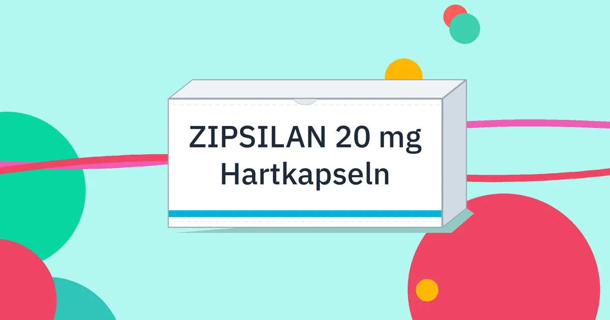 Symbolbild: Packung mit der Aufschrift ZIPSILAN 20 mg Hartkapseln (PZN 01821199) – Verfügbarkeit und Bezug in Apotheken in Frankfurt am Main