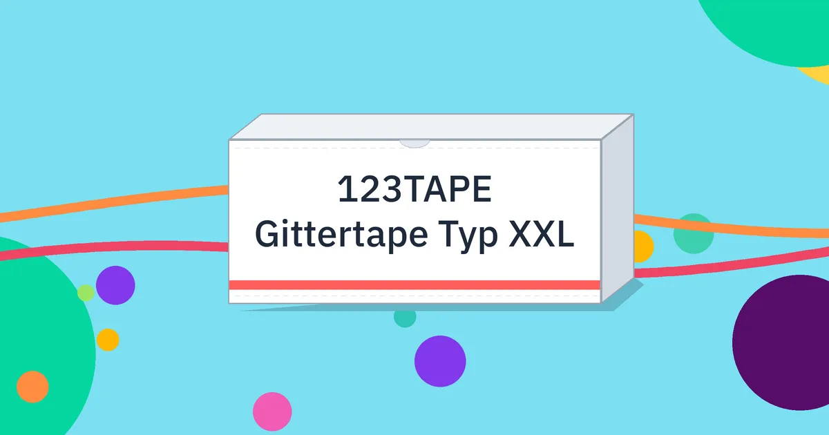 Symbolbild: Packung mit der Aufschrift 123TAPE Gittertape Typ XXL (PZN 20317029) – Verfügbarkeit und Bezug in Apotheken in Frankfurt am Main
