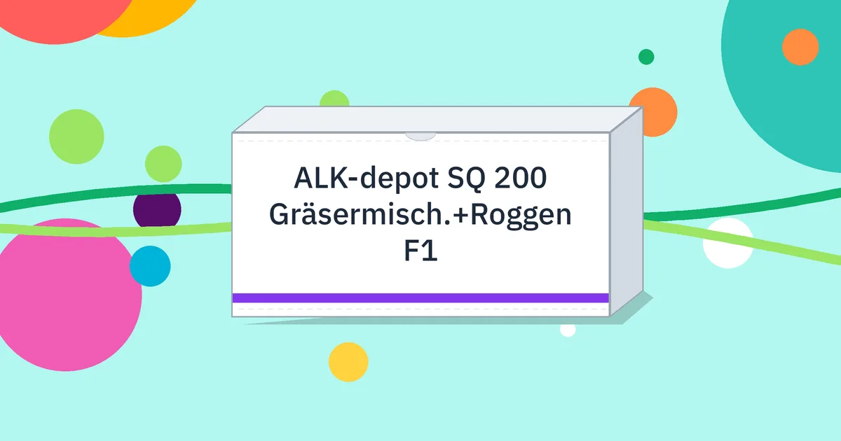 Symbolbild: Packung mit der Aufschrift ALK-depot SQ 200 Gräsermisch.+Roggen F1 (PZN 03877028) – Verfügbarkeit und Bezug in Apotheken in Frankfurt am Main