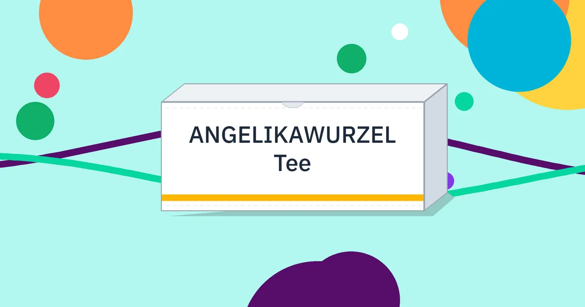 Symbolbild: Packung mit der Aufschrift ANGELIKAWURZEL Tee (PZN 00429803) – Verfügbarkeit und Bezug in Apotheken in Frankfurt am Main