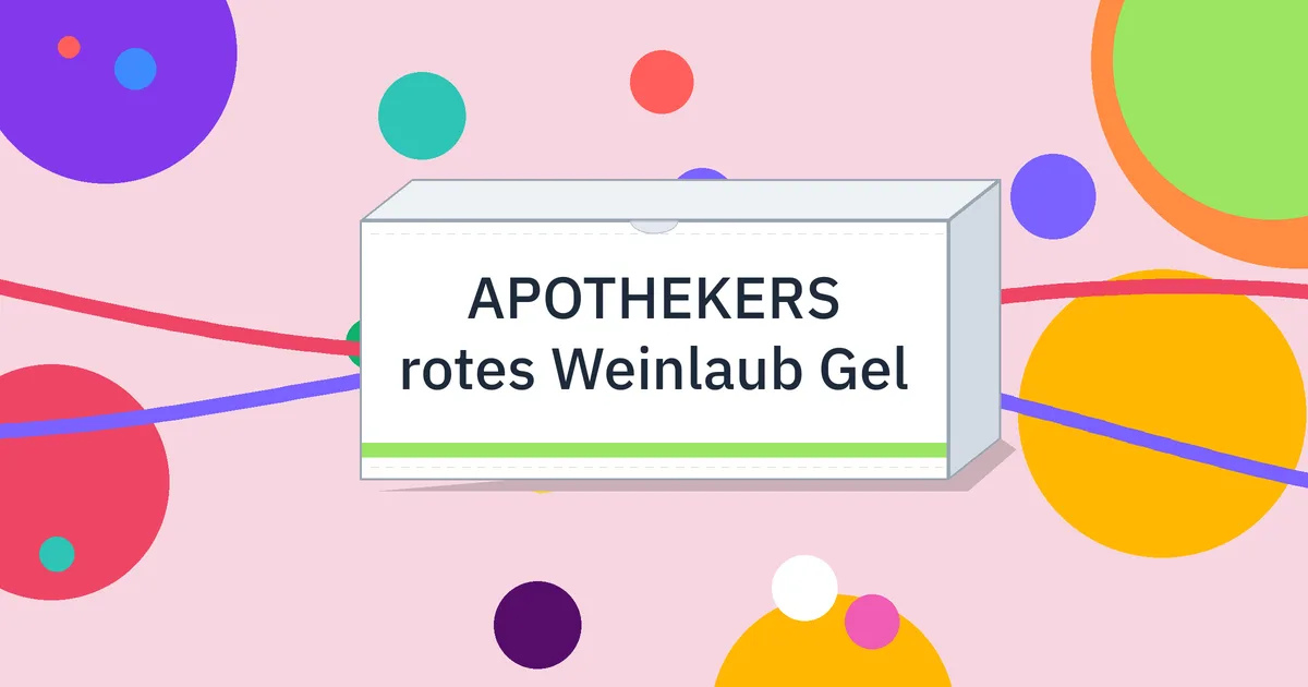 Symbolbild: Packung mit der Aufschrift APOTHEKERS rotes Weinlaub Gel (PZN 15293924) – Verfügbarkeit und Bezug in Apotheken in Frankfurt am Main