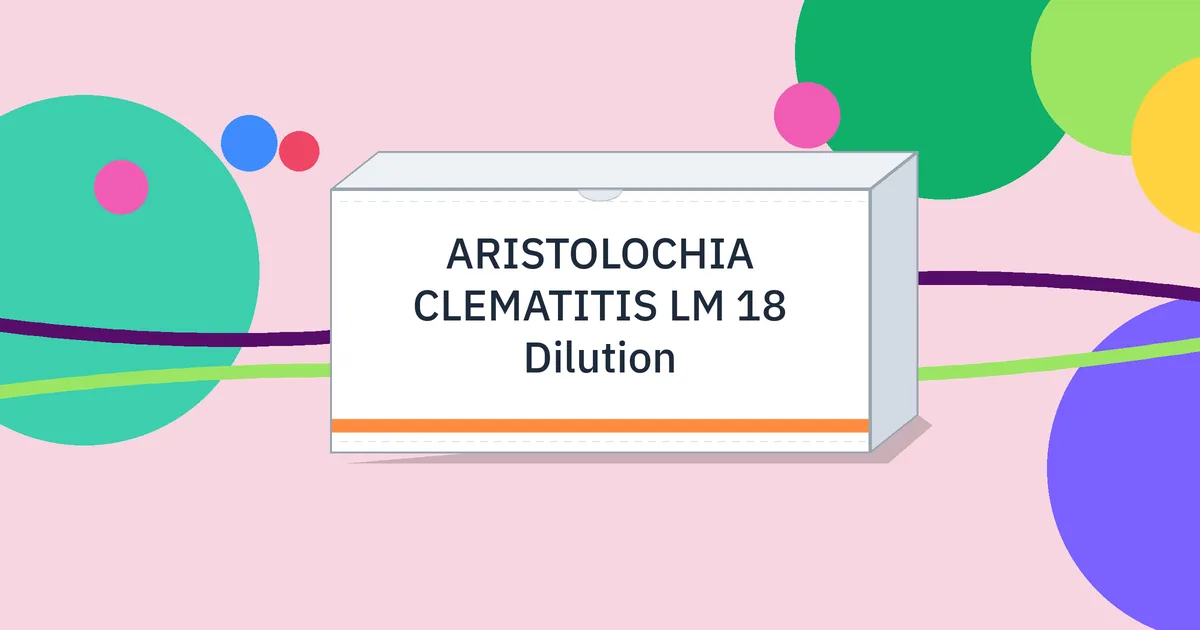 Symbolbild: Packung mit der Aufschrift ARISTOLOCHIA CLEMATITIS LM 18 Dilution (PZN 13391479) – Verfügbarkeit und Bezug in Apotheken in Frankfurt am Main