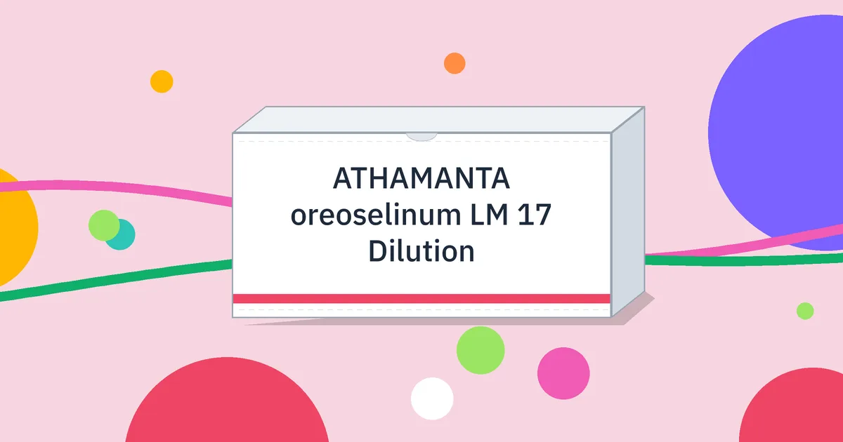 Symbolbild: Packung mit der Aufschrift ATHAMANTA oreoselinum LM 17 Dilution (PZN 13405997) – Verfügbarkeit und Bezug in Apotheken in Frankfurt am Main