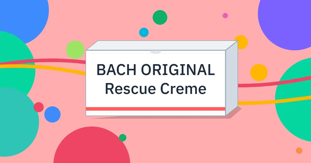 Symbolbild: Packung mit der Aufschrift BACH ORIGINAL Rescue Creme (PZN 09768079) – Verfügbarkeit und Bezug in Apotheken in Frankfurt am Main