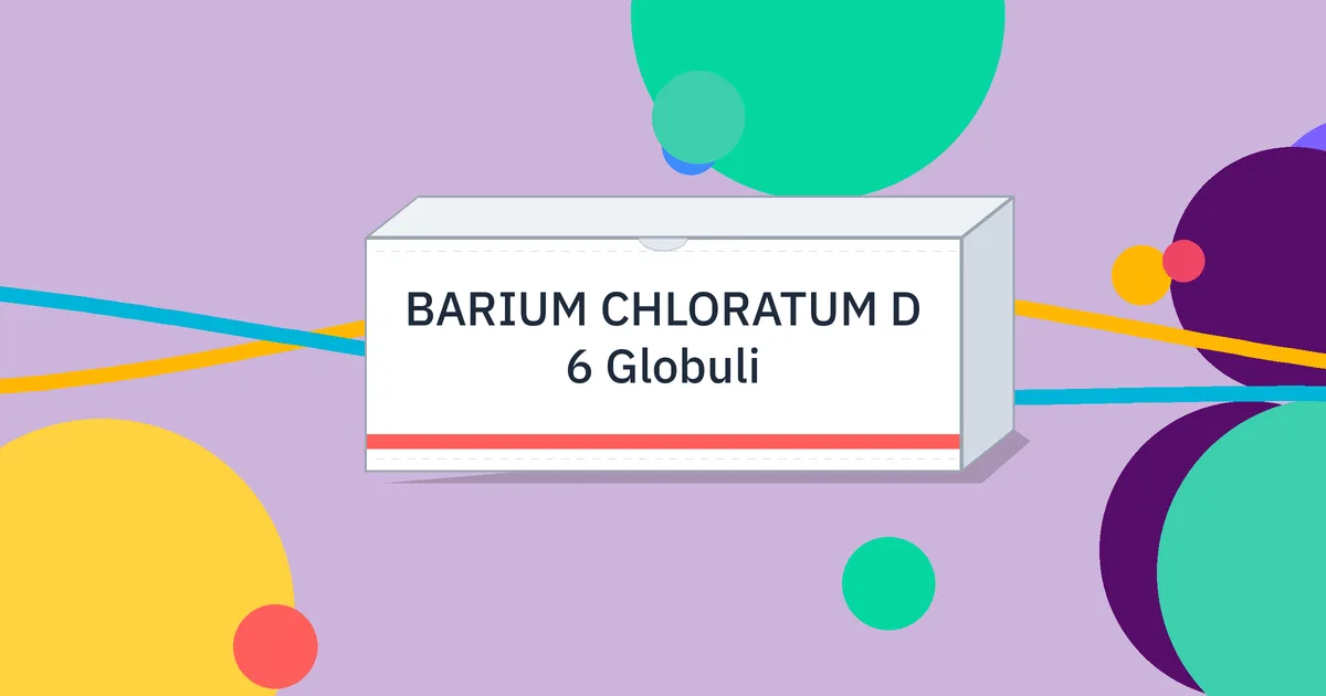Symbolbild: Packung mit der Aufschrift BARIUM CHLORATUM D 6 Globuli (PZN 07161143) – Verfügbarkeit und Bezug in Apotheken in Frankfurt am Main