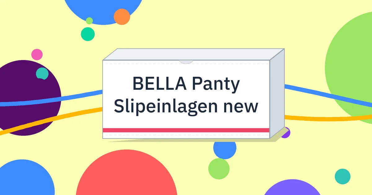 Symbolbild: Packung mit der Aufschrift BELLA Panty Slipeinlagen new (PZN 11276886) – Verfügbarkeit und Bezug in Apotheken in Frankfurt am Main
