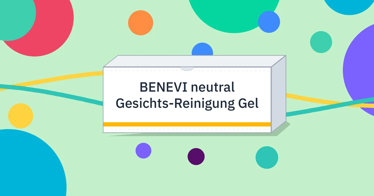Symbolbild: Packung mit der Aufschrift BENEVI neutral Gesichts-Reinigung Gel (PZN 16398157) – Verfügbarkeit und Bezug in Apotheken in Frankfurt am Main
