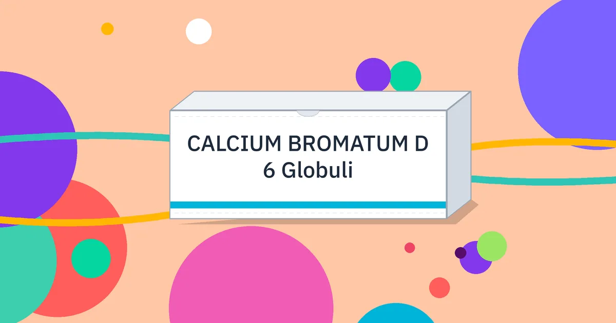 Symbolbild: Packung mit der Aufschrift CALCIUM BROMATUM D 6 Globuli (PZN 04208571) – Verfügbarkeit und Bezug in Apotheken in Frankfurt am Main