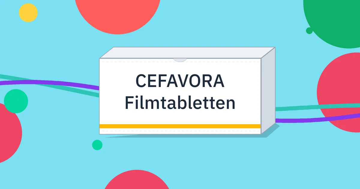 Symbolbild: Packung mit der Aufschrift CEFAVORA Filmtabletten (PZN 11027605) – Verfügbarkeit und Bezug in Apotheken in Frankfurt am Main