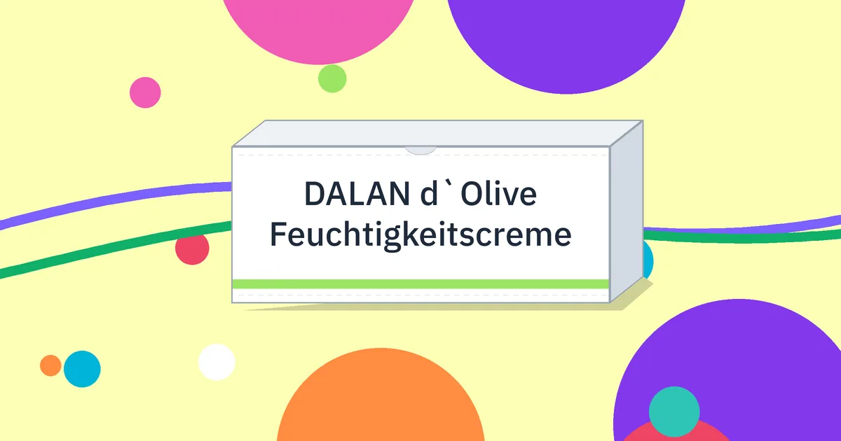 Symbolbild: Packung mit der Aufschrift DALAN d`Olive Feuchtigkeitscreme (PZN 09204307) – Verfügbarkeit und Bezug in Apotheken in Frankfurt am Main