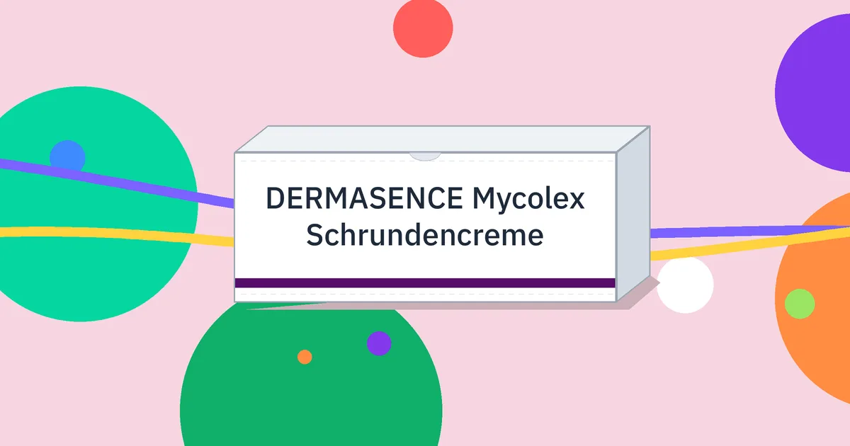 Symbolbild: Packung mit der Aufschrift DERMASENCE Mycolex Schrundencreme (PZN 17867594) – Verfügbarkeit und Bezug in Apotheken in Frankfurt am Main
