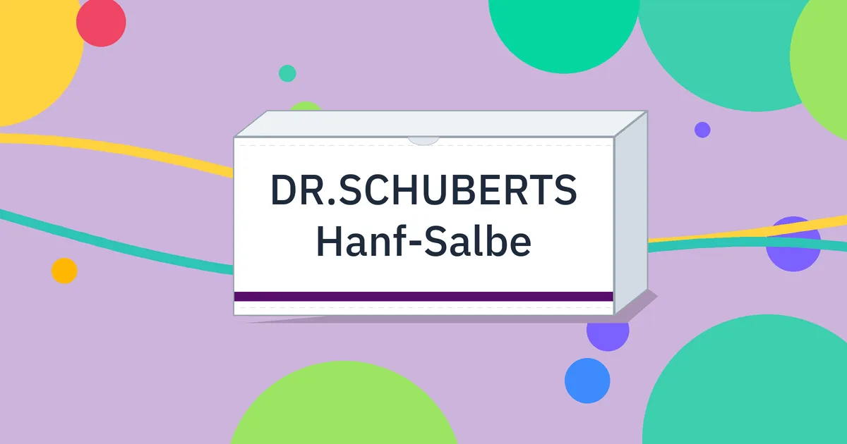Symbolbild: Packung mit der Aufschrift DR.SCHUBERTS Hanf-Salbe (PZN 17295933) – Verfügbarkeit und Bezug in Apotheken in Frankfurt am Main