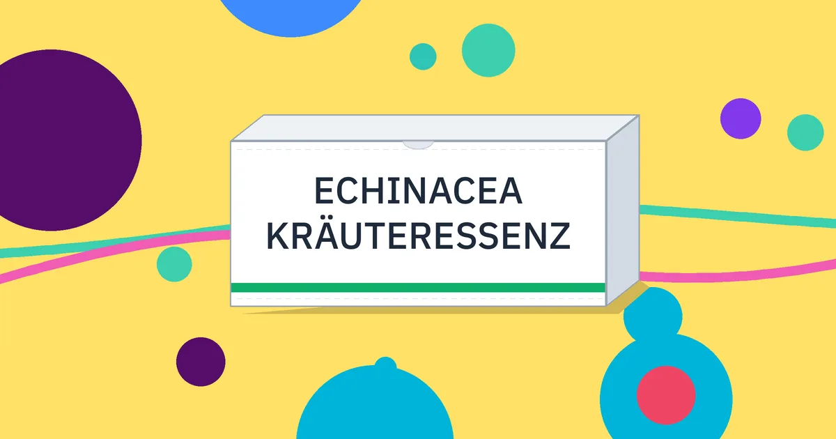 Symbolbild: Packung mit der Aufschrift ECHINACEA KRÄUTERESSENZ (PZN 13819960) – Verfügbarkeit und Bezug in Apotheken in Frankfurt am Main