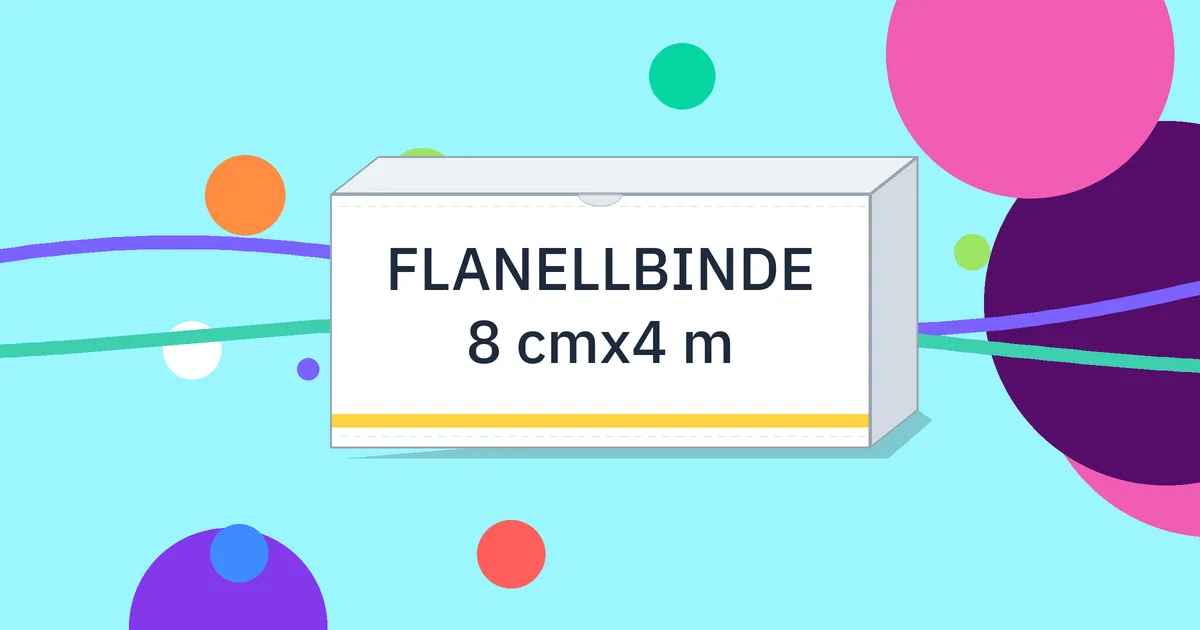Symbolbild: Packung mit der Aufschrift FLANELLBINDE 8 cmx4 m (PZN 01960015) – Verfügbarkeit und Bezug in Apotheken in Frankfurt am Main