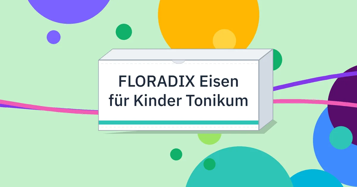 Symbolbild: Packung mit der Aufschrift FLORADIX Eisen für Kinder Tonikum (PZN 05517423) – Verfügbarkeit und Bezug in Apotheken in Frankfurt am Main