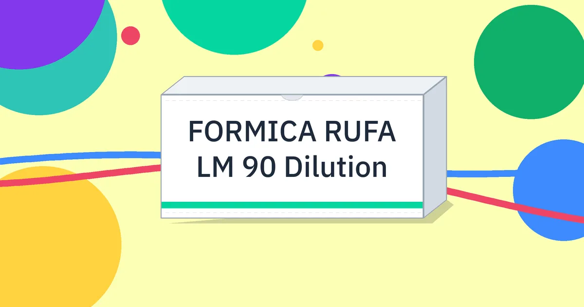 Symbolbild: Packung mit der Aufschrift FORMICA RUFA LM 90 Dilution (PZN 12874218) – Verfügbarkeit und Bezug in Apotheken in Frankfurt am Main