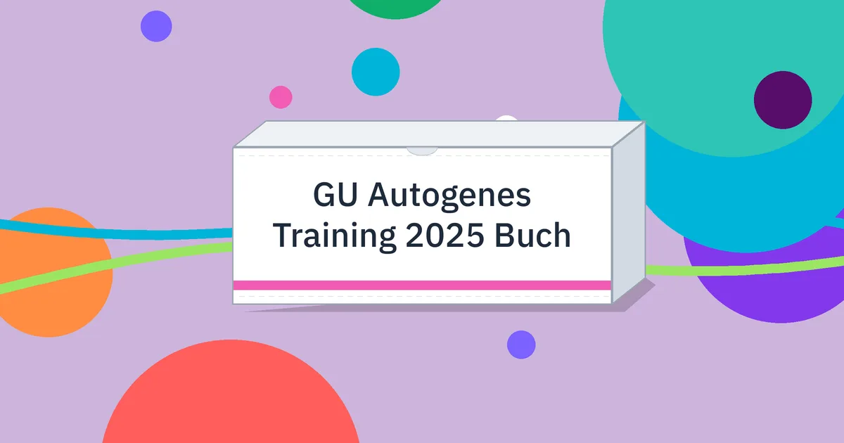Symbolbild: Packung mit der Aufschrift GU Autogenes Training 2025 Buch (PZN 19850422) – Verfügbarkeit und Bezug in Apotheken in Frankfurt am Main