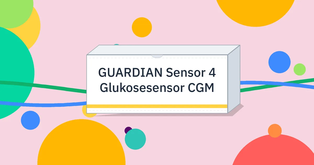 Symbolbild: Packung mit der Aufschrift GUARDIAN Sensor 4 Glukosesensor CGM (PZN 19173430) – Verfügbarkeit und Bezug in Apotheken in Frankfurt am Main